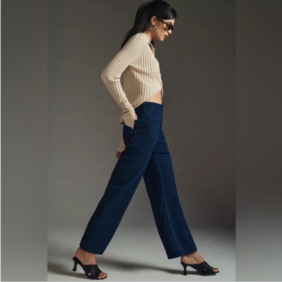 Maeve | Jeans | Anthropologie Maeve Colette Wide Leg Crop Jean 25p | Poshmark